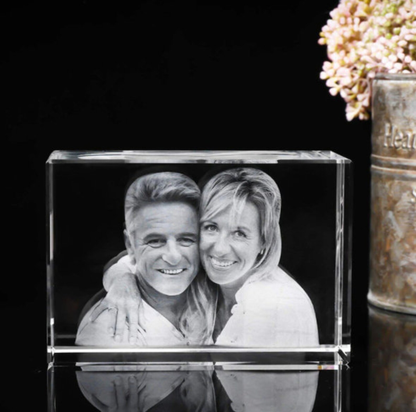 Custom Crystal Photo Cube Personalised Photo Block - Etsy