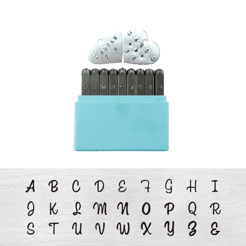 Uppercase Alphabet Stamp Set Lowercase Stamp Letter Number - Etsy