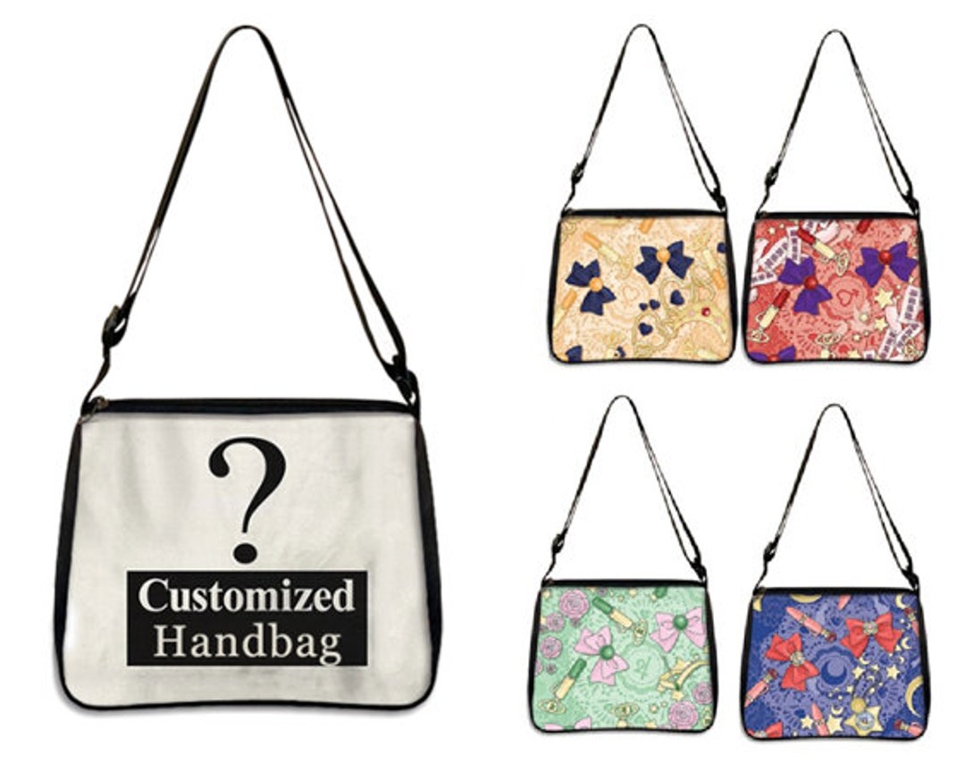 Personalized Shoulder Bag, Custom Handbag, Add Your Photo, Artwork or ...