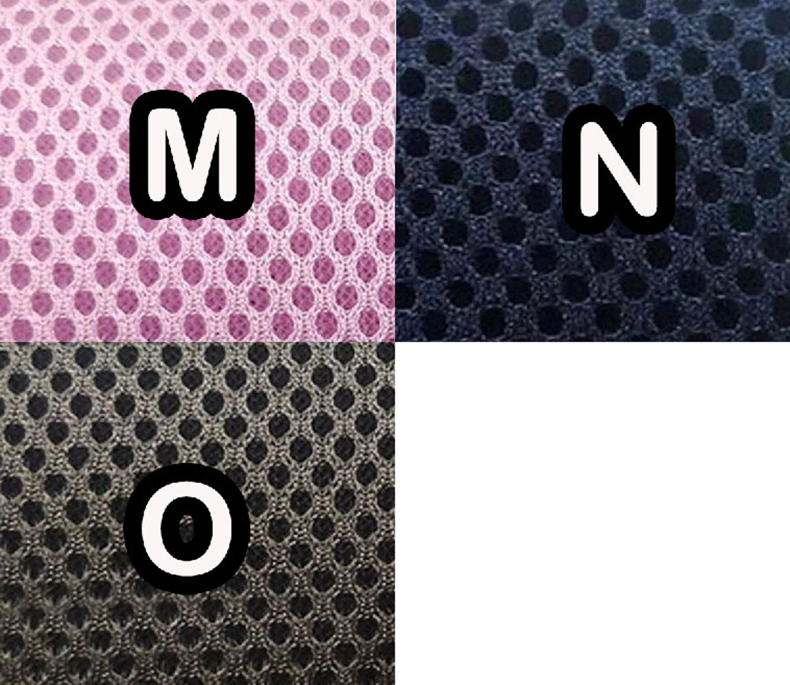 3 Layer Mesh Fabric, Solid Color 3D Mesh Fabric, Fabric by the Meter ...
