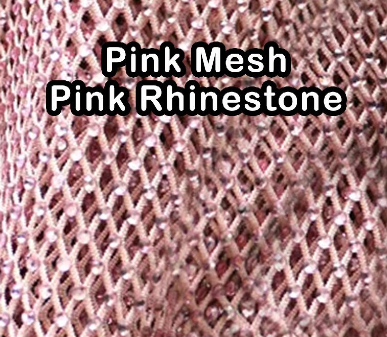Rhinestone Mesh Fabric, Solid Color Mesh Fabric, Fabric by the Meter by ...