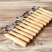 10 Pcs Wood Loop Tools for Pottery - Ceramics Clay Trimming Tools With ...