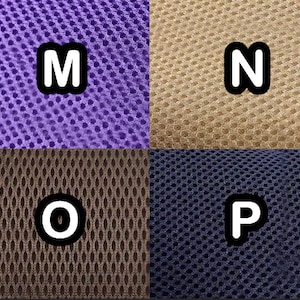 3 Layer Mesh Fabric, Solid Color 3D Mesh Fabric, Fabric by the Yard ...