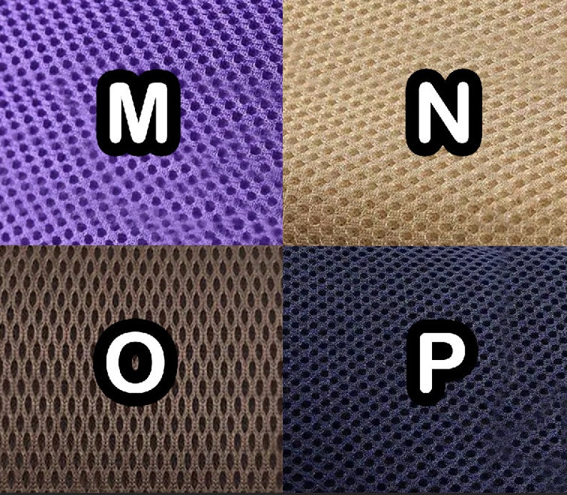 3 Layer Mesh Fabric, Solid Color 3D Mesh Fabric, Fabric by the Yard ...