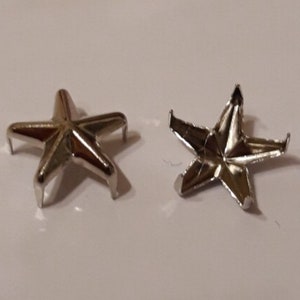 Star Stud Rivet - Bronze Gold Silver Black - DIY Rivet Shoes Bag Belt T ...