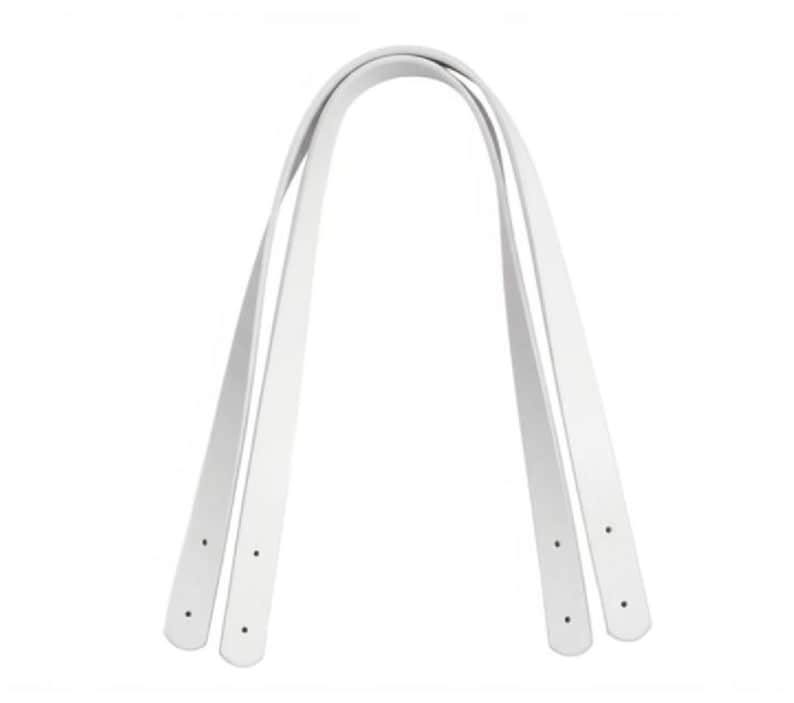 Leather Bag Handles With Rivet - Punch Hole Ready Handbag Handles - PU ...