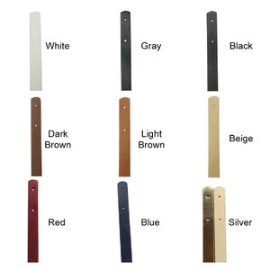 Leather Bag Handles With Rivet - Punch Hole Ready Handbag Handles - PU ...