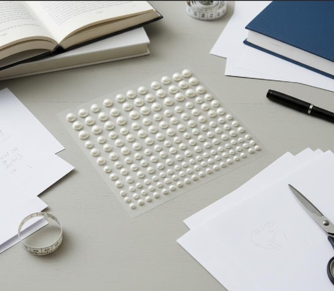 Self Adhesive Pearls | Pearl Stickers | Stick on Pearls | Decorative ...