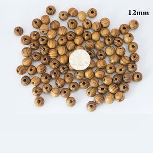Wood Bead - Individual Wooden Beads - Jewelry Supplies for Necklace ...