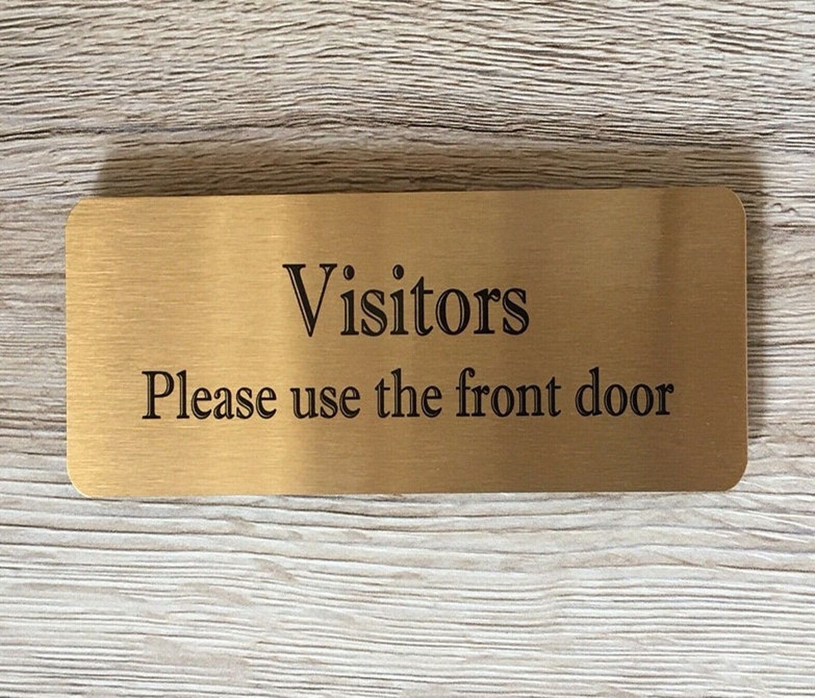 Custom Gold Sign Personalized Gold Door Sign Custom Made | Etsy