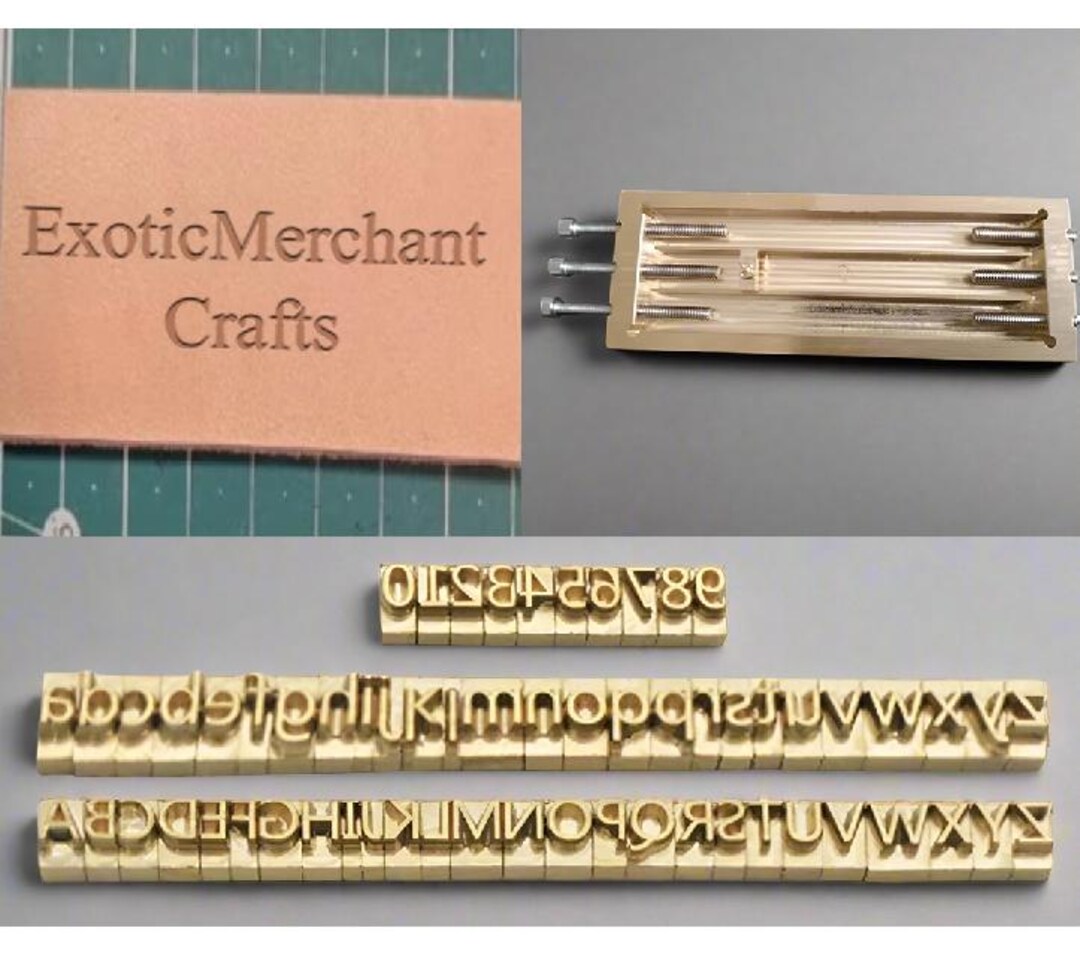 Custom Leather Stamp - Personalized Brass Iron Branding Stamp ...