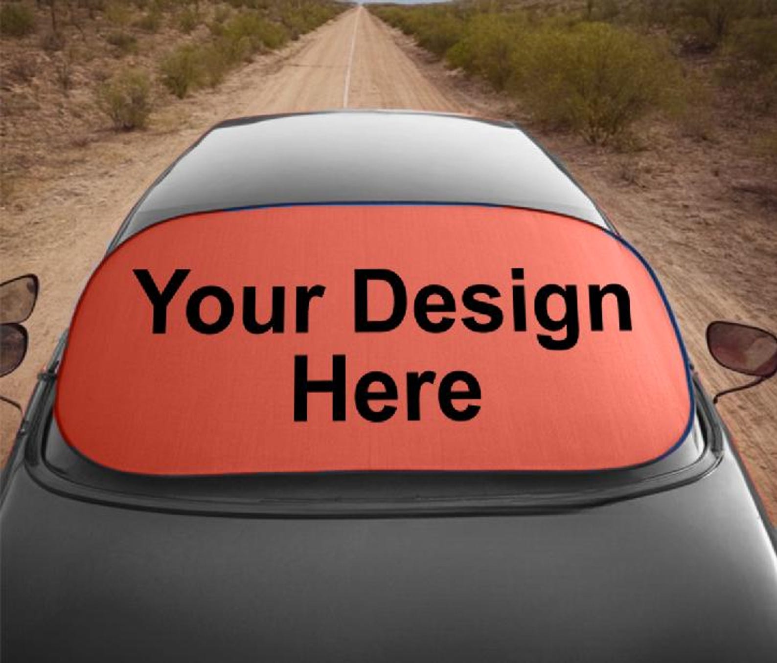Custom Car Sun Shade - Personalized Windshield Cover Sunshade ...