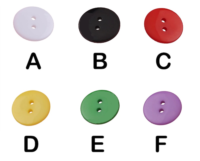 Colorful Buttons - Sewing Buttons - Round Buttons Two Holes - Colored ...