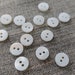10 Pcs Pearl Shell Buttons - Pearl Sewing Buttons - Round Buttons With ...