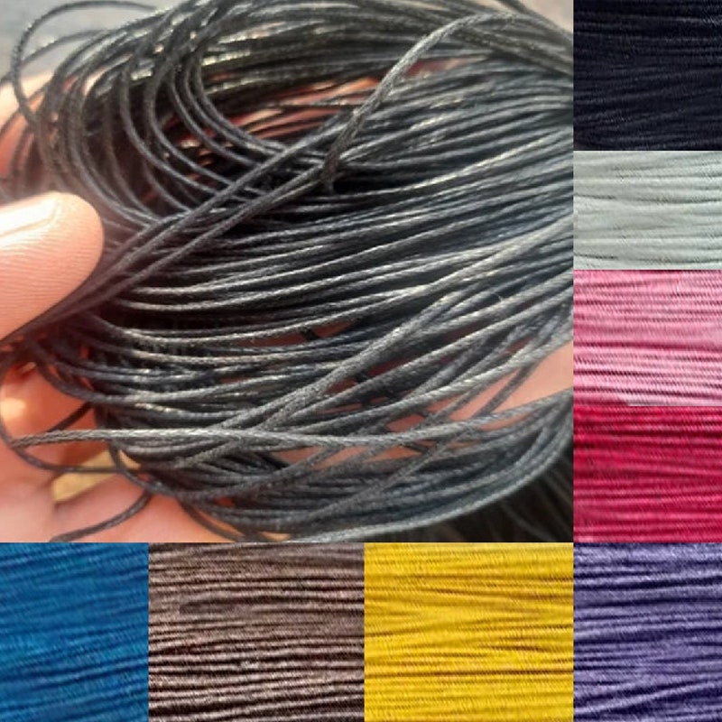 1mm Wax Cotton Cord - Etsy