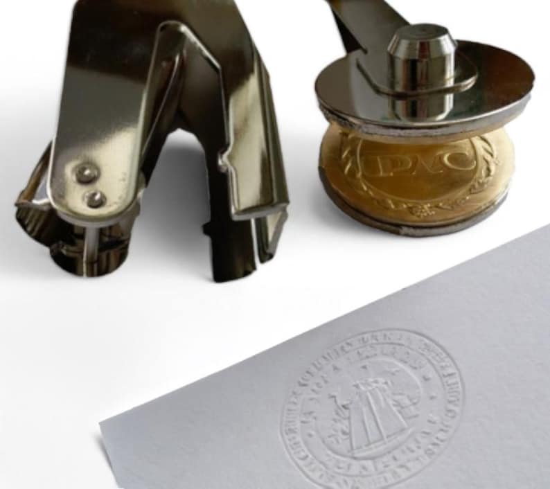 Custom Logo Embosser - Embossing Stamp - Personalized Book Embosser ...
