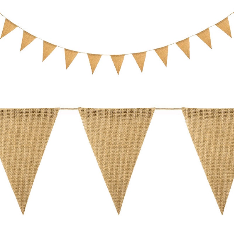 Burlap Triangle - Etsy