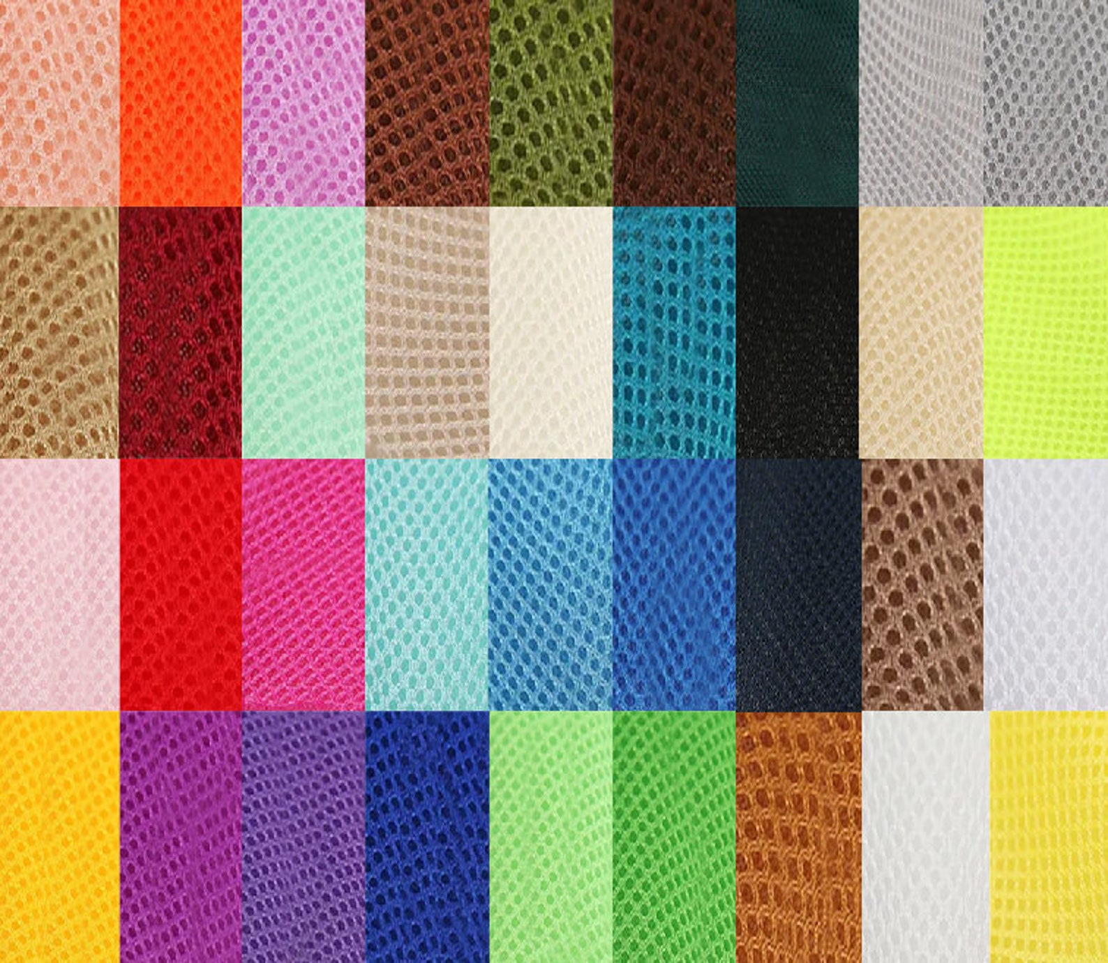 3 Layer Mesh Fabric, Solid Color 3D Mesh Fabric, Fabric by the Yard by ...