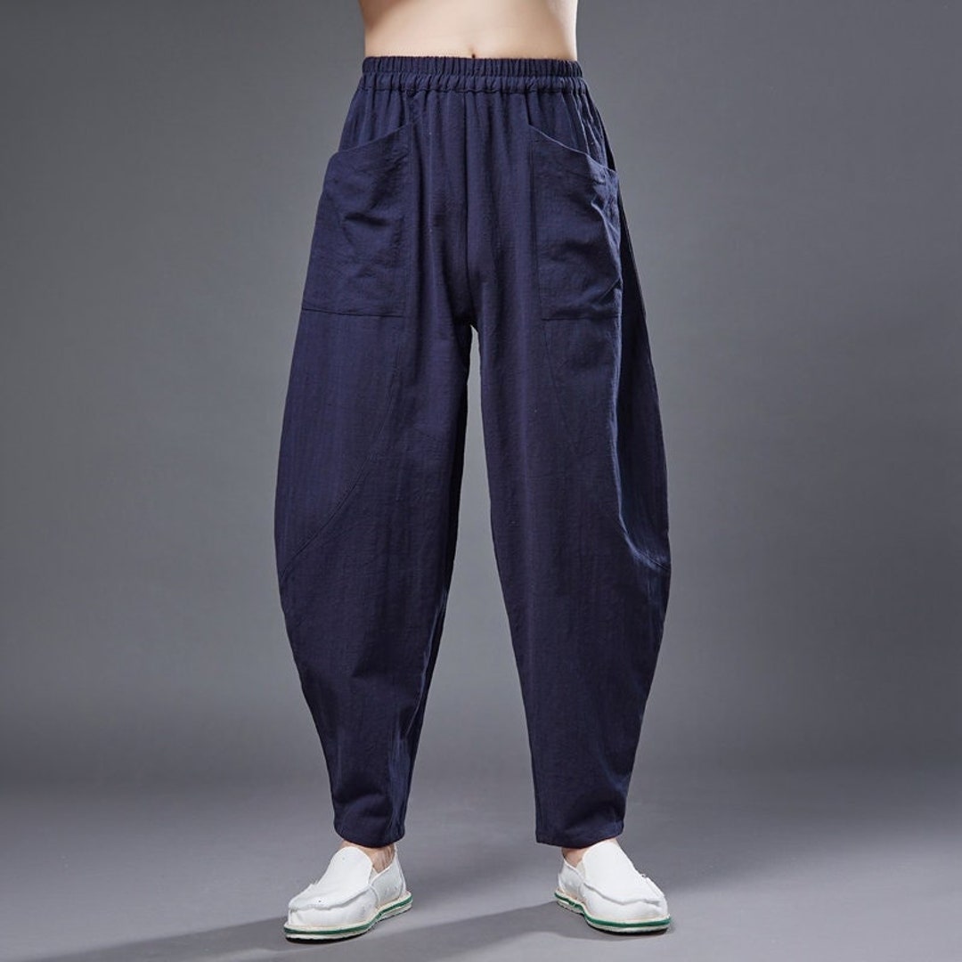 Traditional Chinese Pants. Men's Minimalist Pants. Chinese Kungfu ...