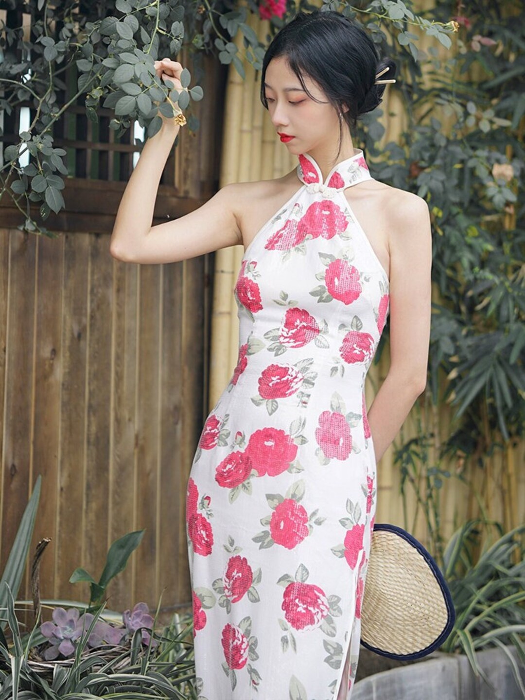 Modern Cheongsam off Shoulder Dress sexy Cheongsam White - Etsy