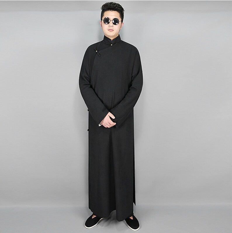 Traditional Chinese Men's Cheongsam. Kung Fu Robe. - Etsy