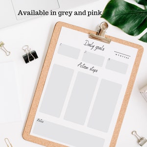 Daily to Do List Printable Desk to Do List Happy Planner - Etsy