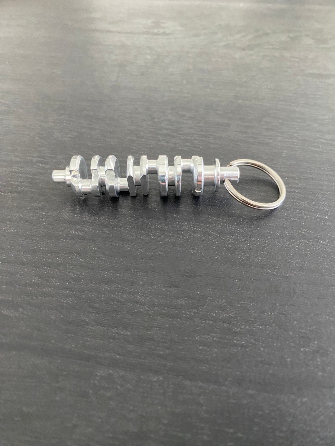 Brand New LIGHTWEIGHT Aircraft Aluminum Custom Made Crankshaft Keychain ...