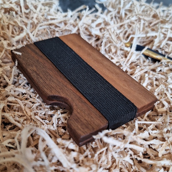 Wooden Card Holder - Etsy