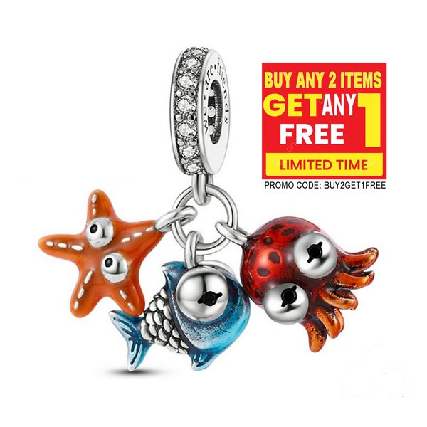 Pandora Marine Charm - Etsy