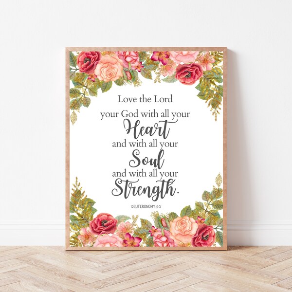 Deuteronomy 6 5 - Etsy