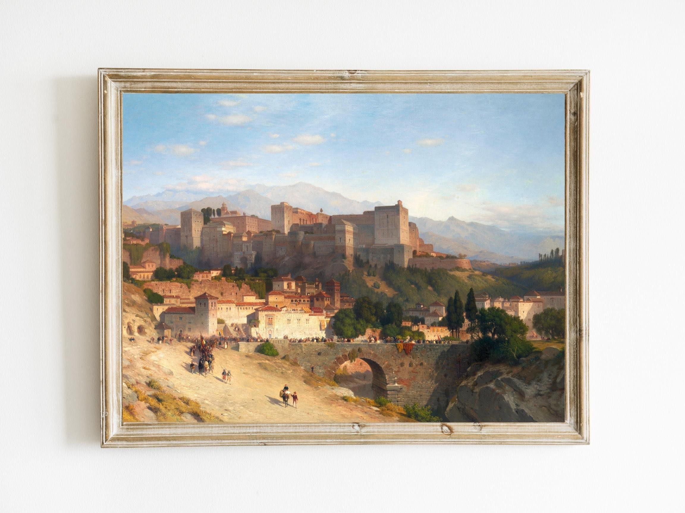 Samuel Colman - the Hill of the Alhambra, Granada Printable | Southern ...