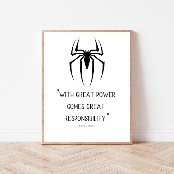 Symbol Of Responsibility Spider Man