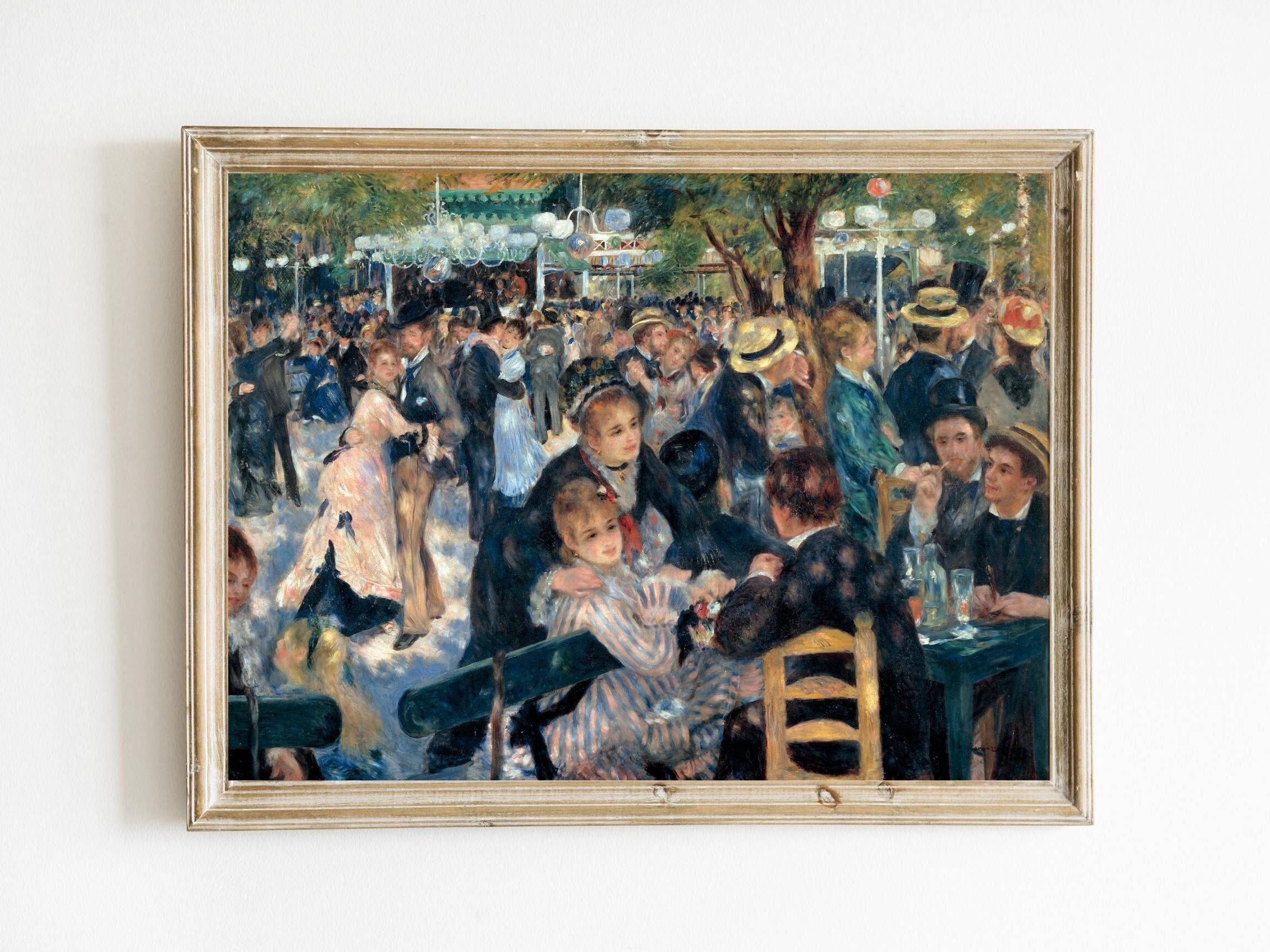 Pierre-auguste Renoir Dance at Le Moulin De La Galette Printable 19th ...