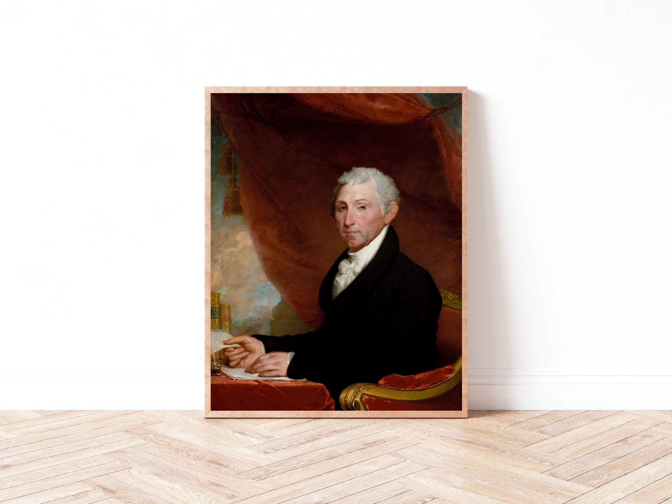 James Monroe by Gilbert Stuart Printable | Fifth US President | US ...
