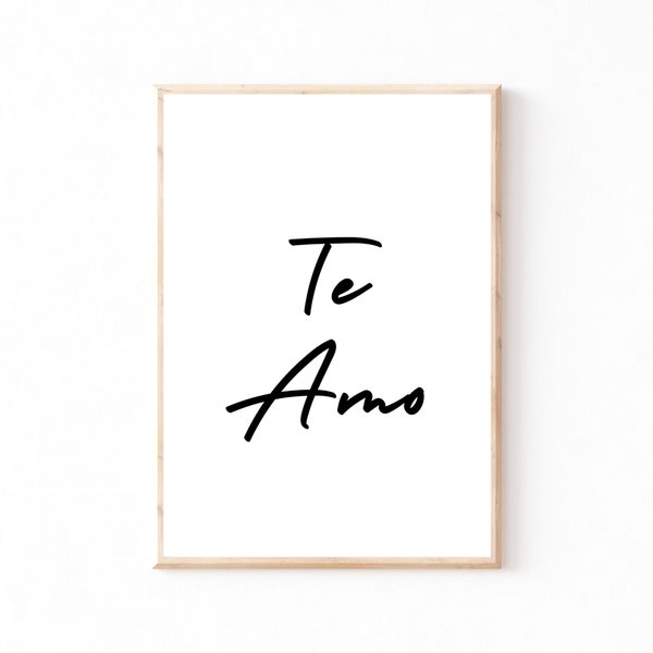 Te Amo - Etsy