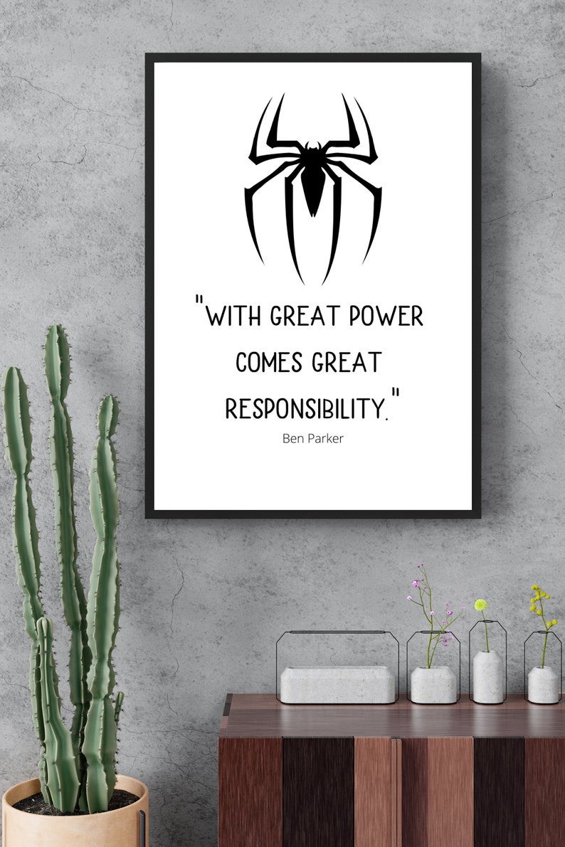 With Great Responsibility Comes Great Power | Superhero | Marvel ...