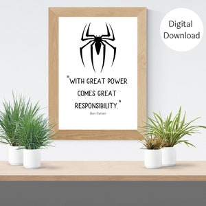 With Great Responsibility Comes Great Power | Superhero | Marvel ...