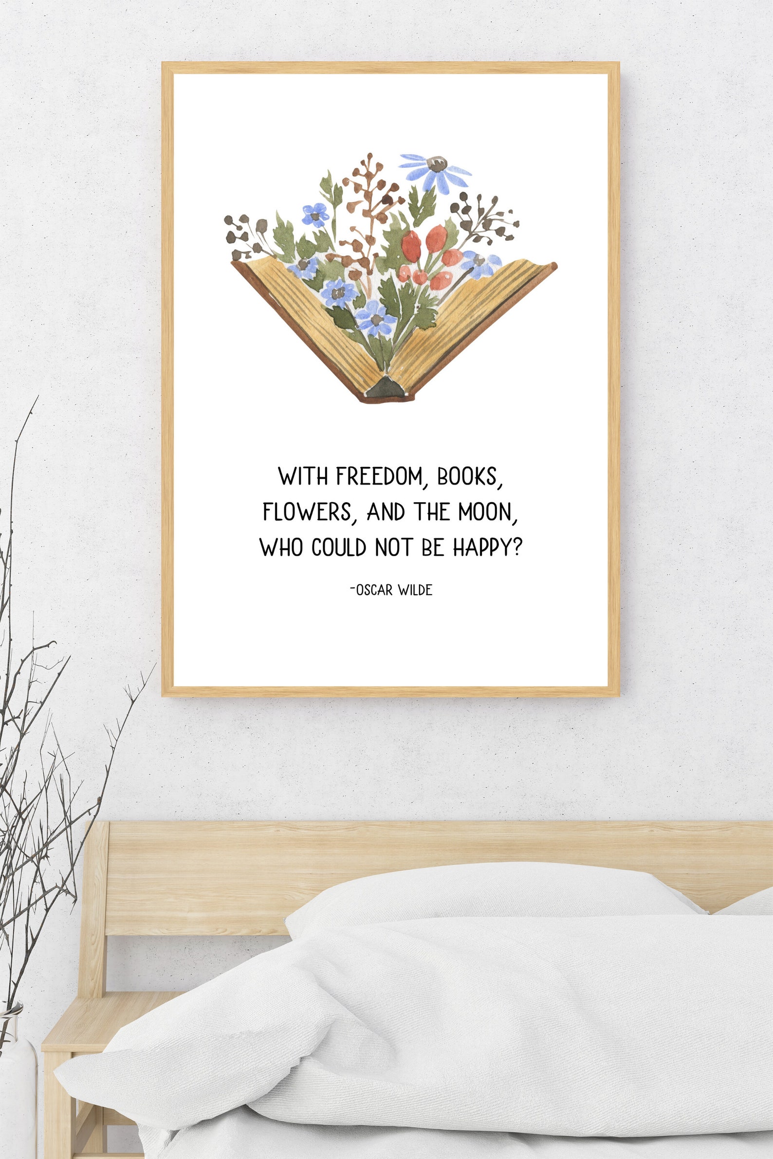 Oscar Wilde Quote Instant Download Print Book Lover Gift - Etsy