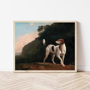 Foxhound by George Stubbs Printable | Vintage Hound Painting | Old ...