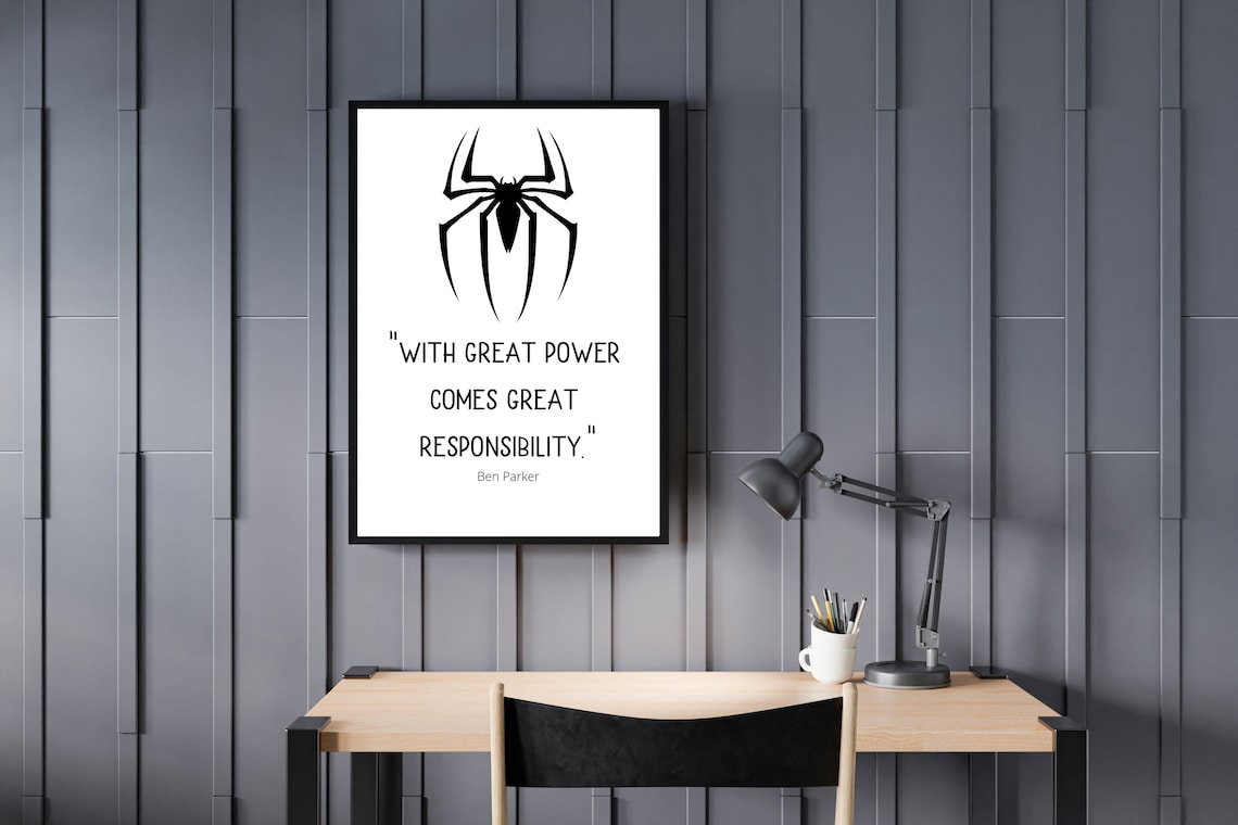 With Great Responsibility Comes Great Power | Superhero | Marvel ...