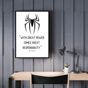 With Great Responsibility Comes Great Power | Superhero | Marvel ...