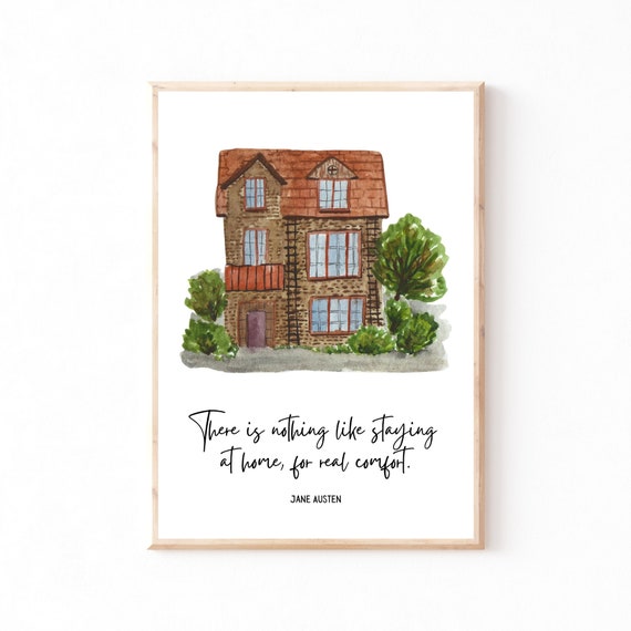 Jane Austen Quote Instant Download Bookish Poster Design Library ...
