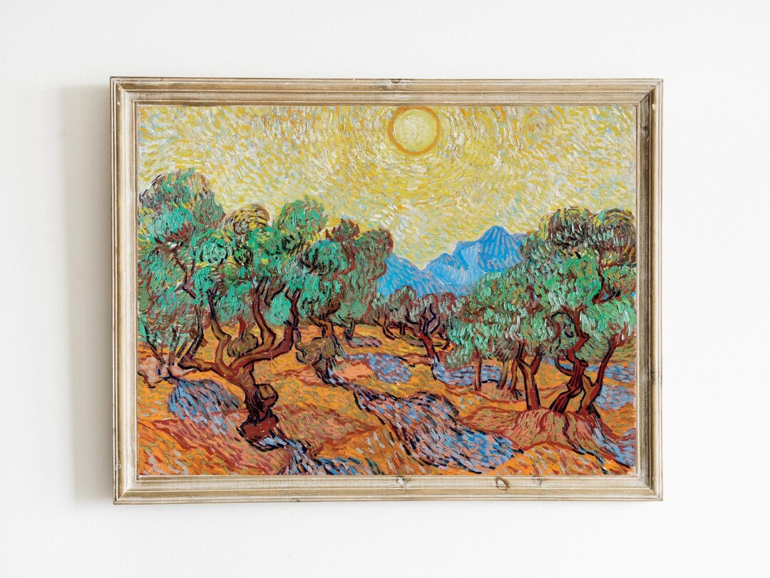 Vincent Van Gogh - Olive Trees Printable | 19th Century Art | Van Gogh ...