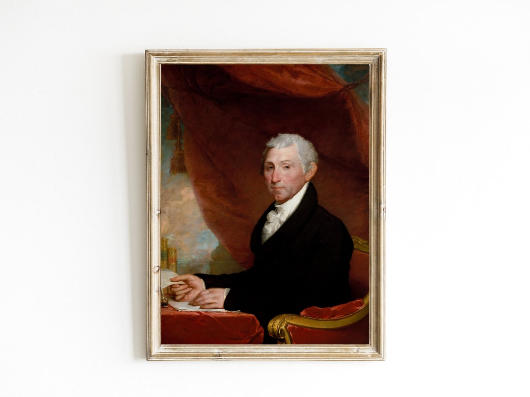 James Monroe by Gilbert Stuart Printable | Fifth US President | US ...