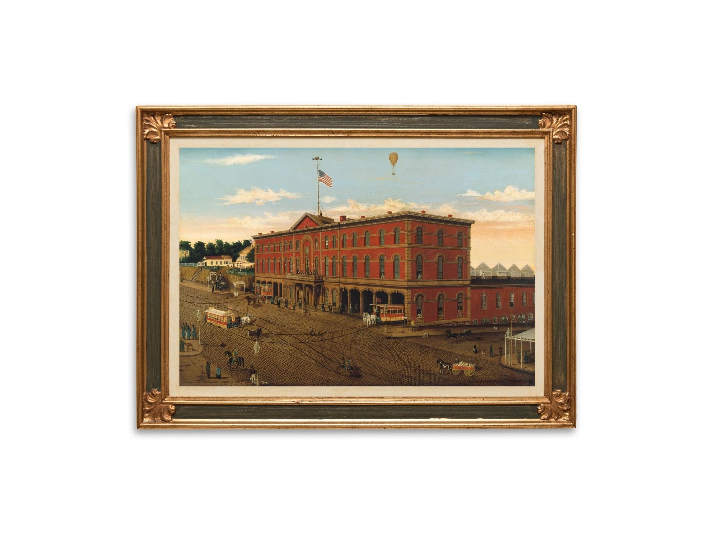 The Third Avenue Railroad Depot by William H. Schenck Printable Vintage ...
