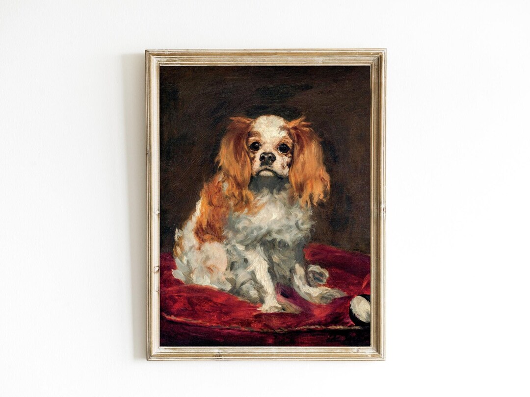 Cavalier King Charles Spaniel by Edouard Manet Printable | Charlotte ...