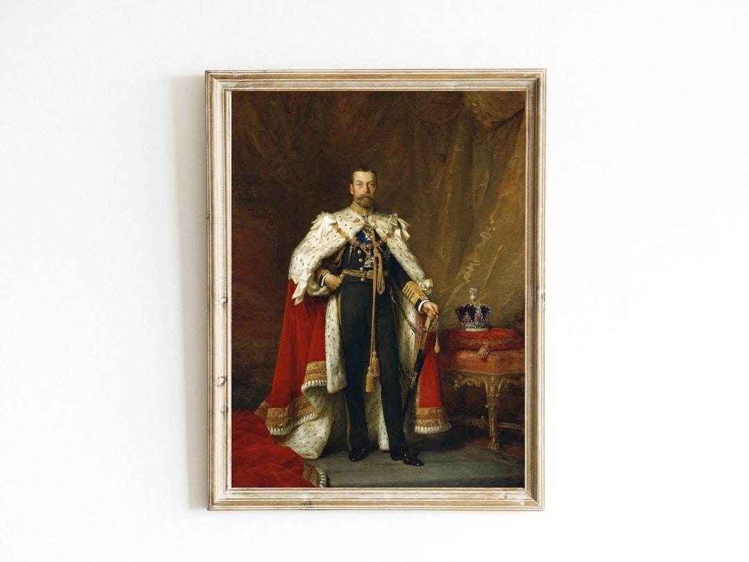 King George V by Sir Samuel Luke Fildes Printable, British King, United ...