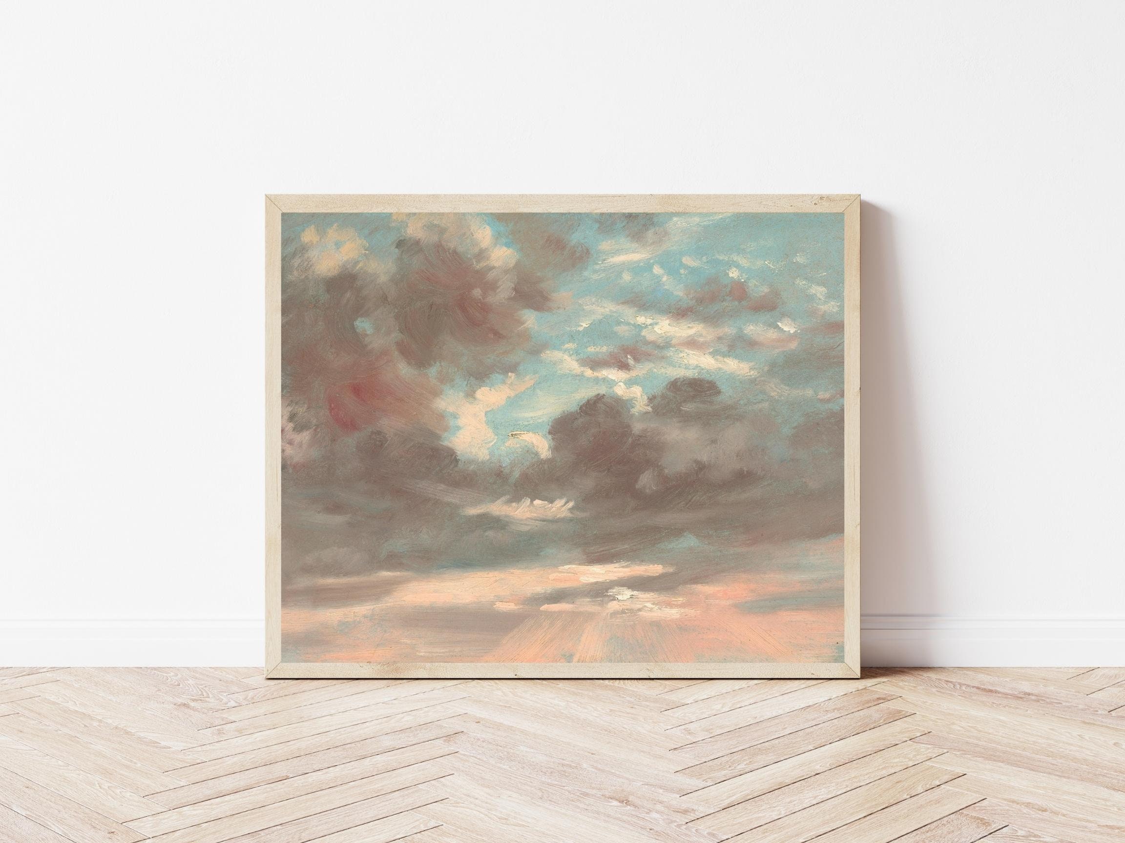 John Constable - Cloud Study: Stormy Sunset Printable | Moody Clouds ...