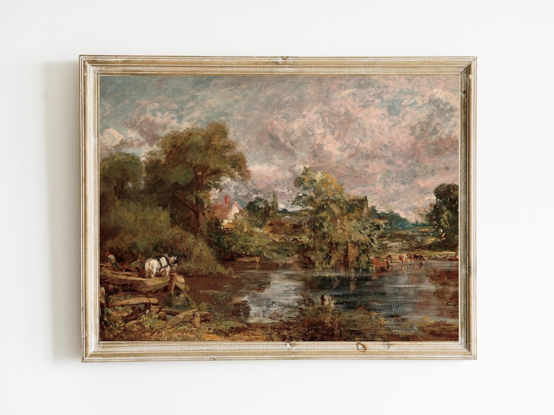 John Constable - the White Horse Printable | Moody Nature Country ...