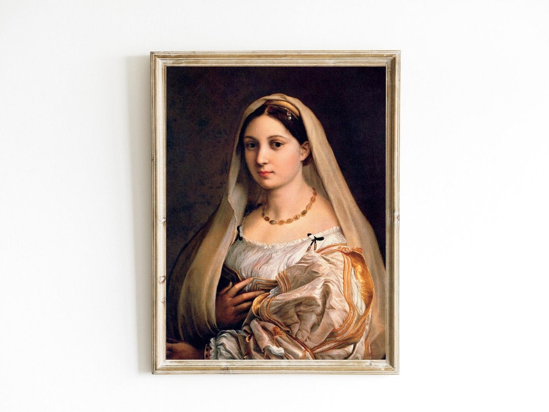 Woman With a Veil (la Donna Velata) by Raphael Printable | 16th Century ...